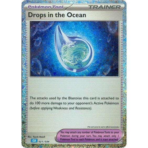 Pokemon Trading Card Game Classic - 021/034 Drops in the Ocean Classic ...