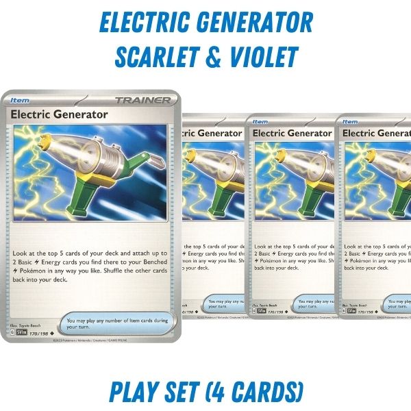 Pokémon TCG Trainer Playset - Electric Generator (Scarlet & Violet)