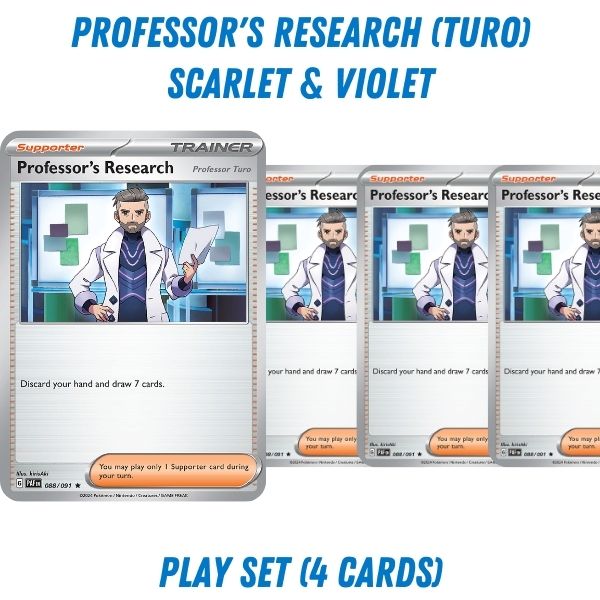 Pokémon TCG Trainer Playset - Professor's Research (Turo) (Scarlet & V